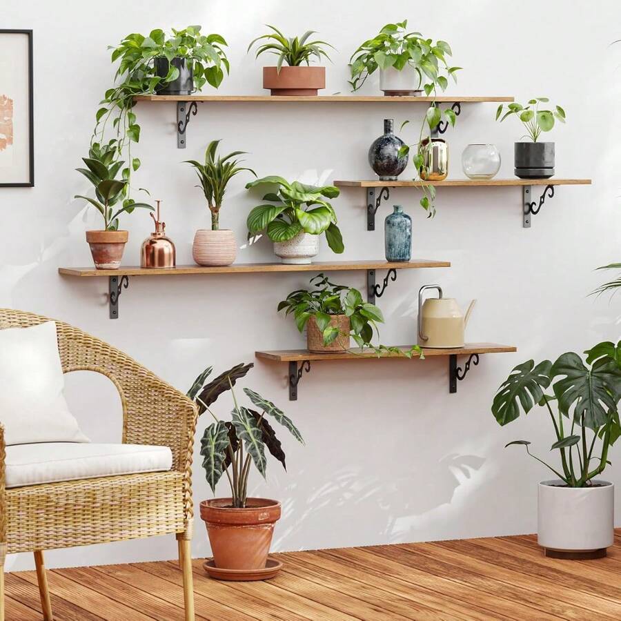 Long Wall Shelves, 39.4 Inch Large Floating Shelves Set Of 2, Wide ...