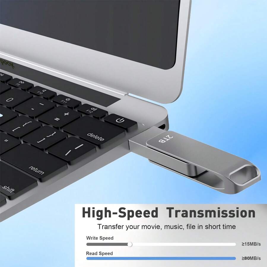 USB Flash Drive 2TB USB Memory Stick High Speed Thumb Drives Jump Drive ...