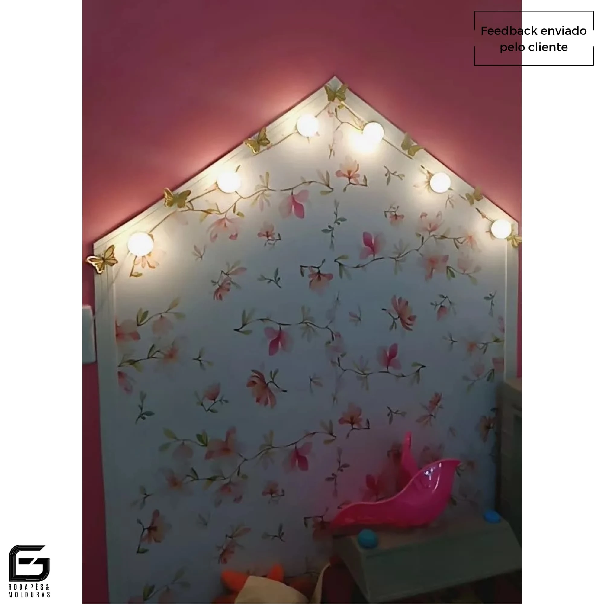 Boiserie Frame Skirting Board Slatted Panel Eva Self-Adhesive Jupiter 3 ...