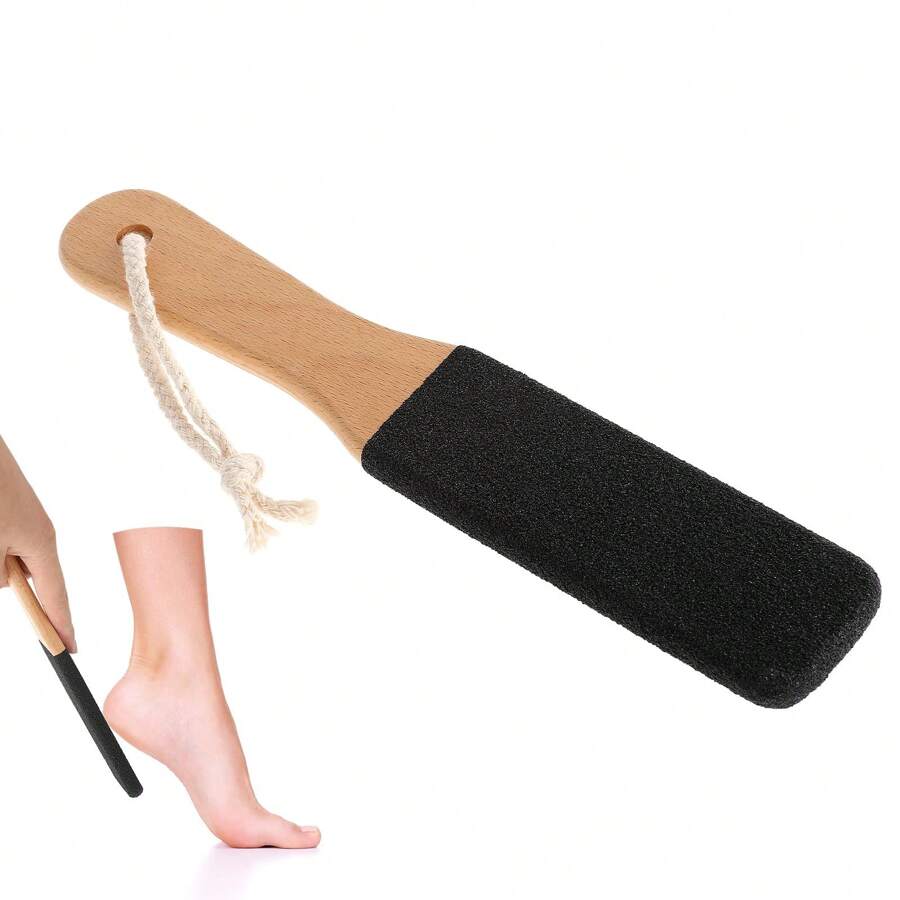 Professional Wooden Foot File For Pedicure - Removes Cracked Heels ...