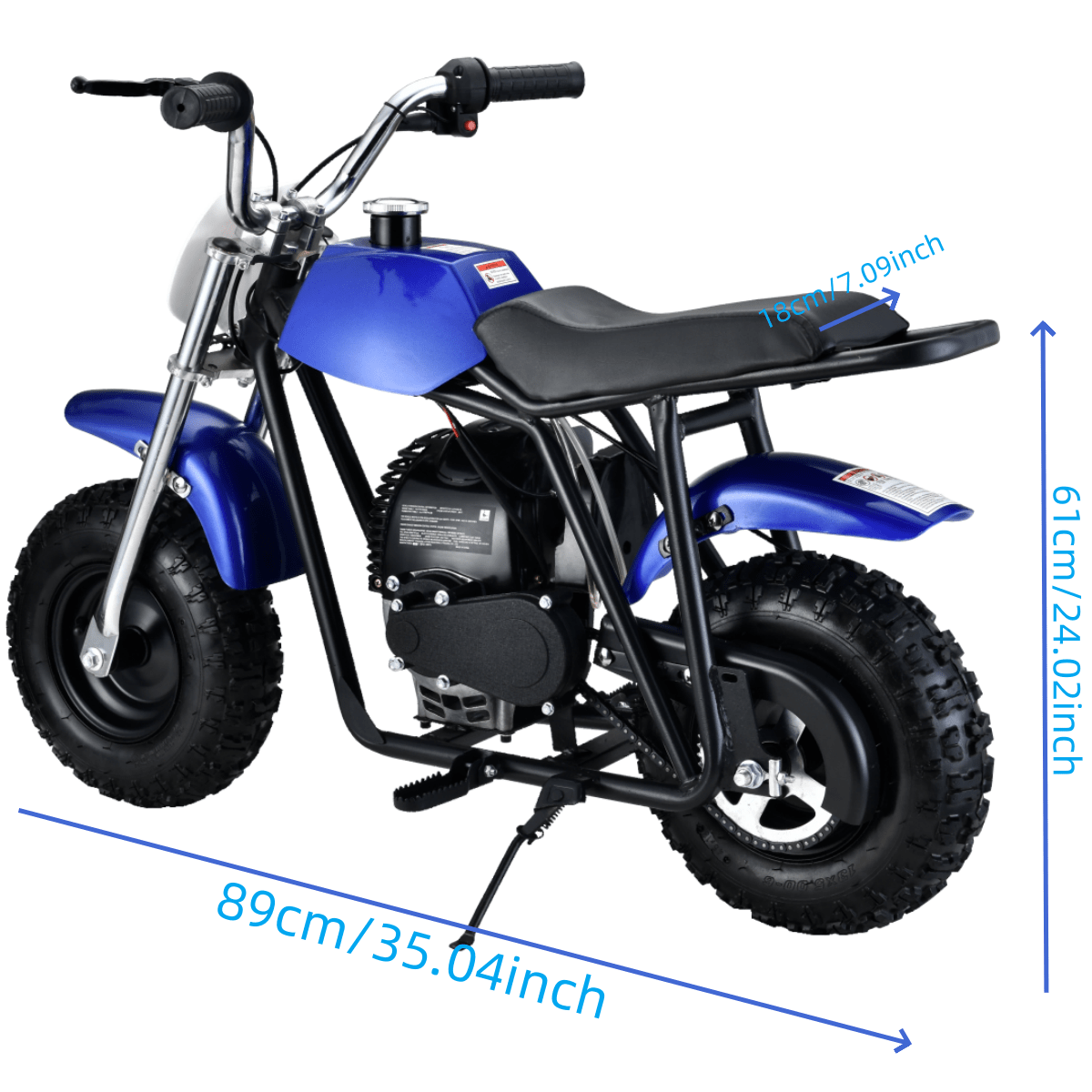 Dazone Moto de cross de 40 cc, motocicleta de 4 tiempos, mini ...