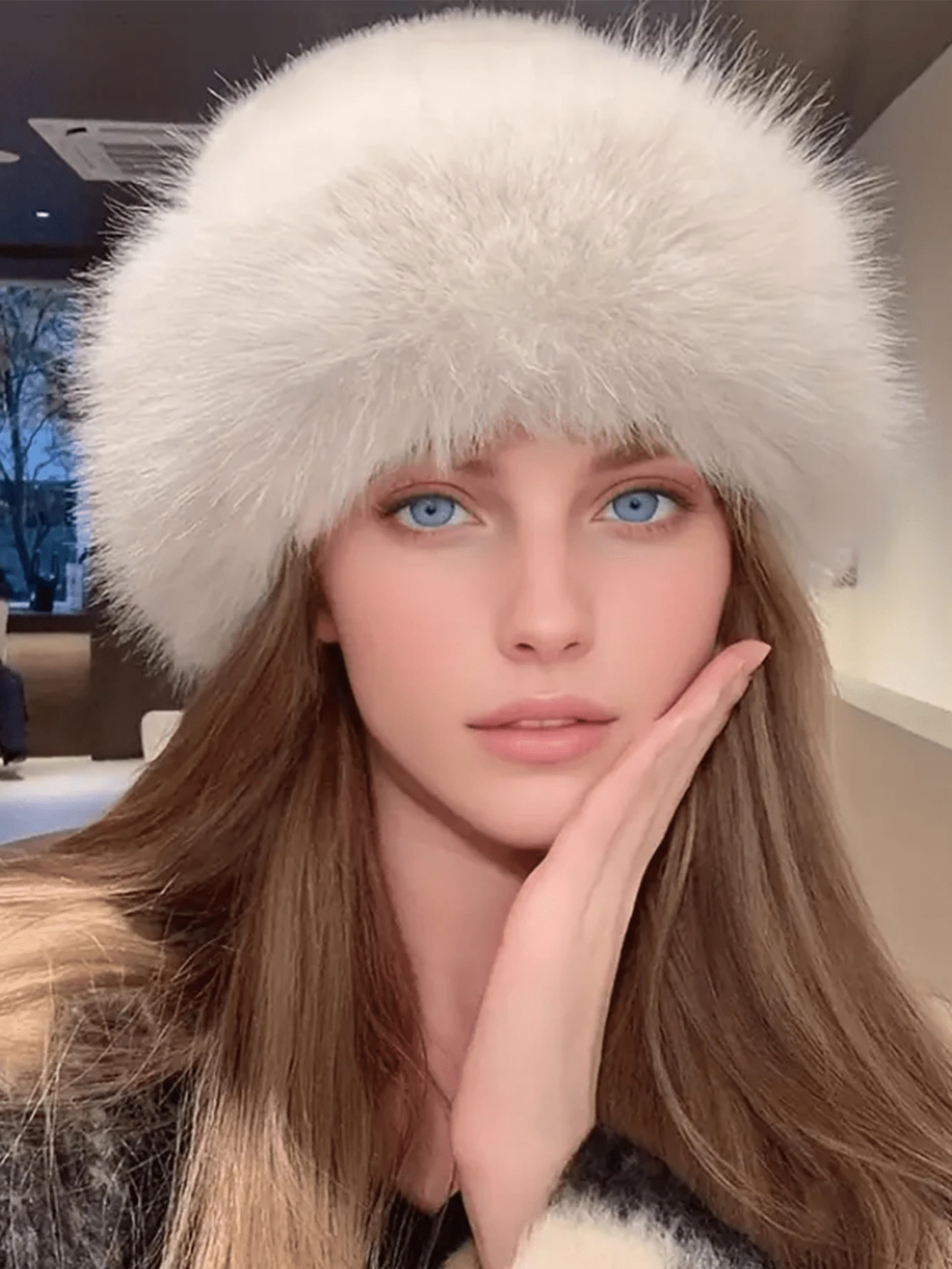 1pc Fluffy Fashion Hat Winter Fall | SHEIN USA