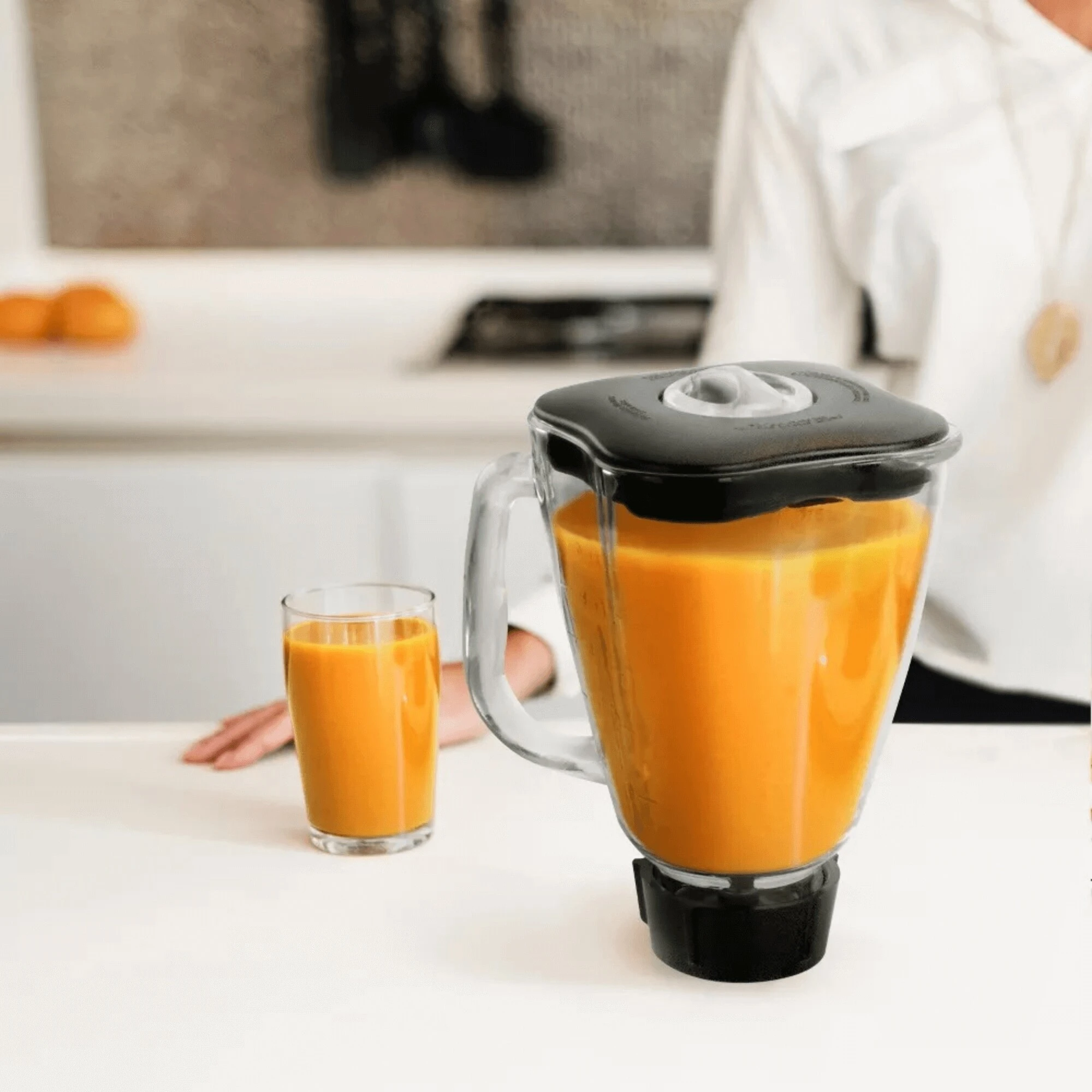 Oster 6-Piece Square Glass Blender Jar Replacement Kit For Oster ...