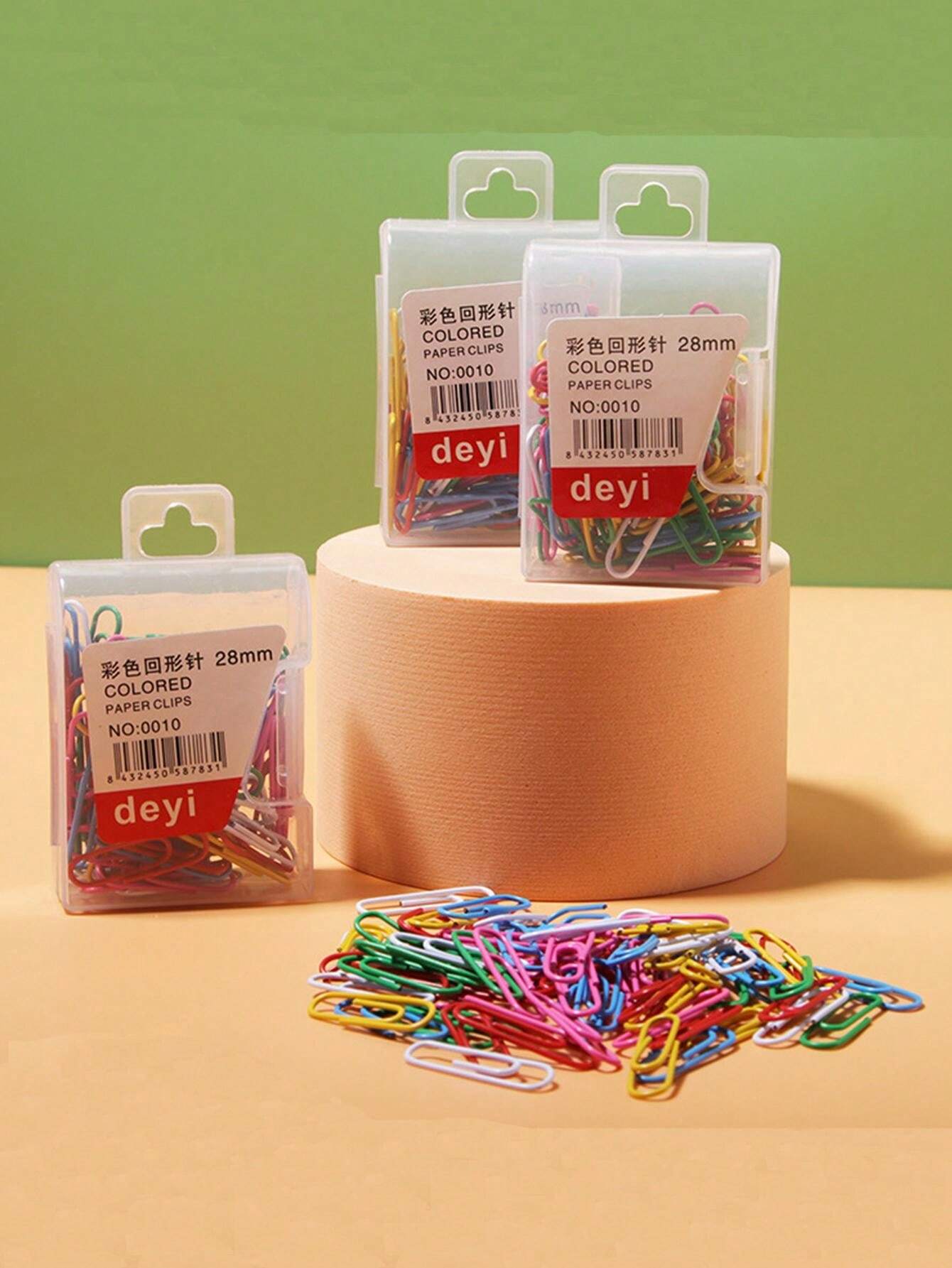 1 Box 85pcs Color 28mm Paper Clips, Creative Ins Style Paper Clips ...