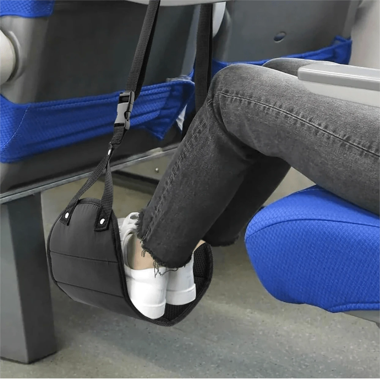 1pc Portable Travel Footrest, Adjustable Airline Seat Footrest For ...