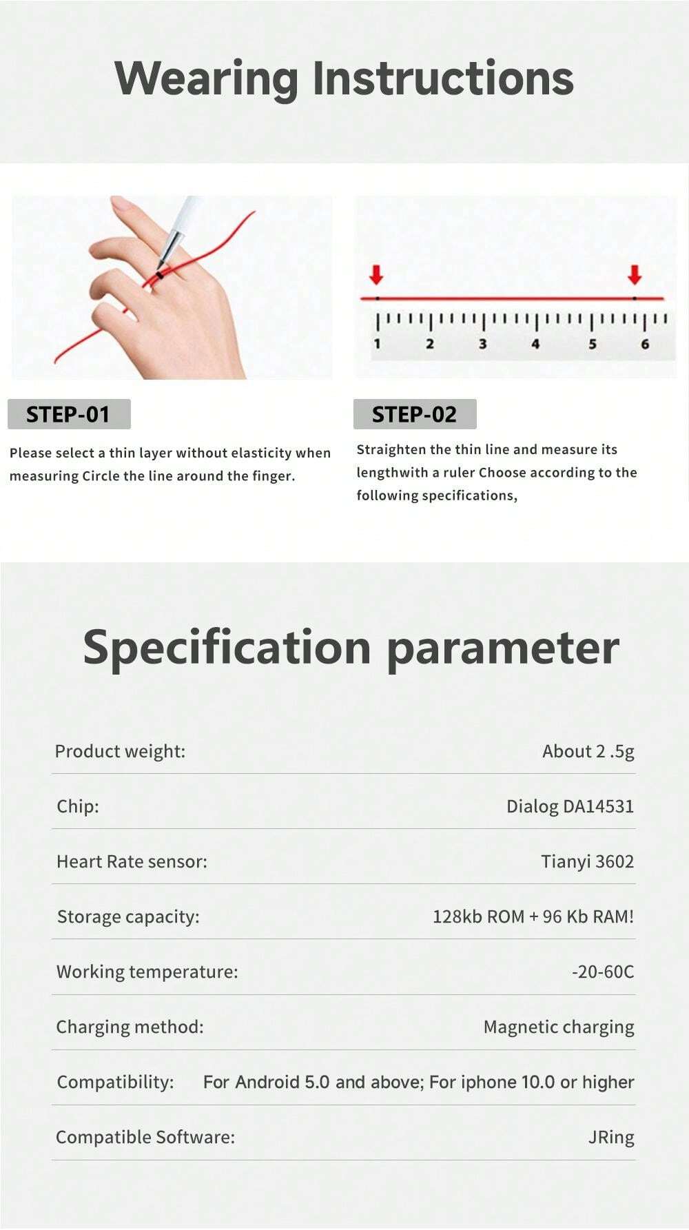 SIMSONLAB 2024 NEW Men's Smart Ring, Women's Fitness Tracker With ...