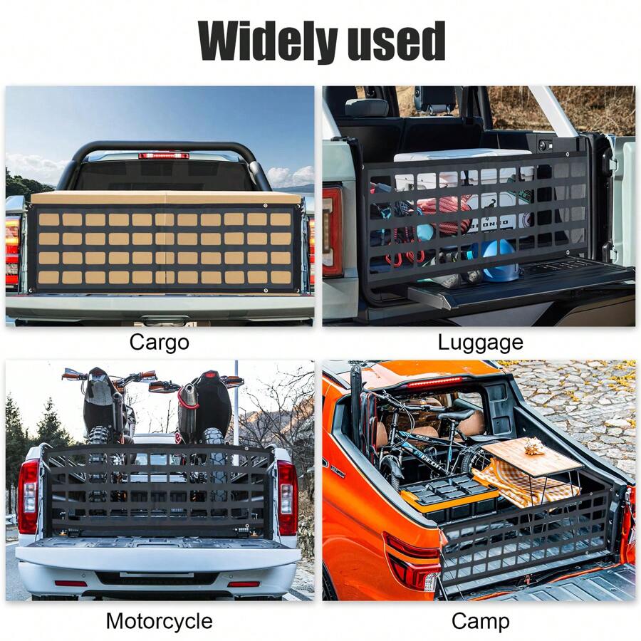 Tailgate Net For Pickup Truck Bed - Cargo Trucks Bed Divider For Full ...