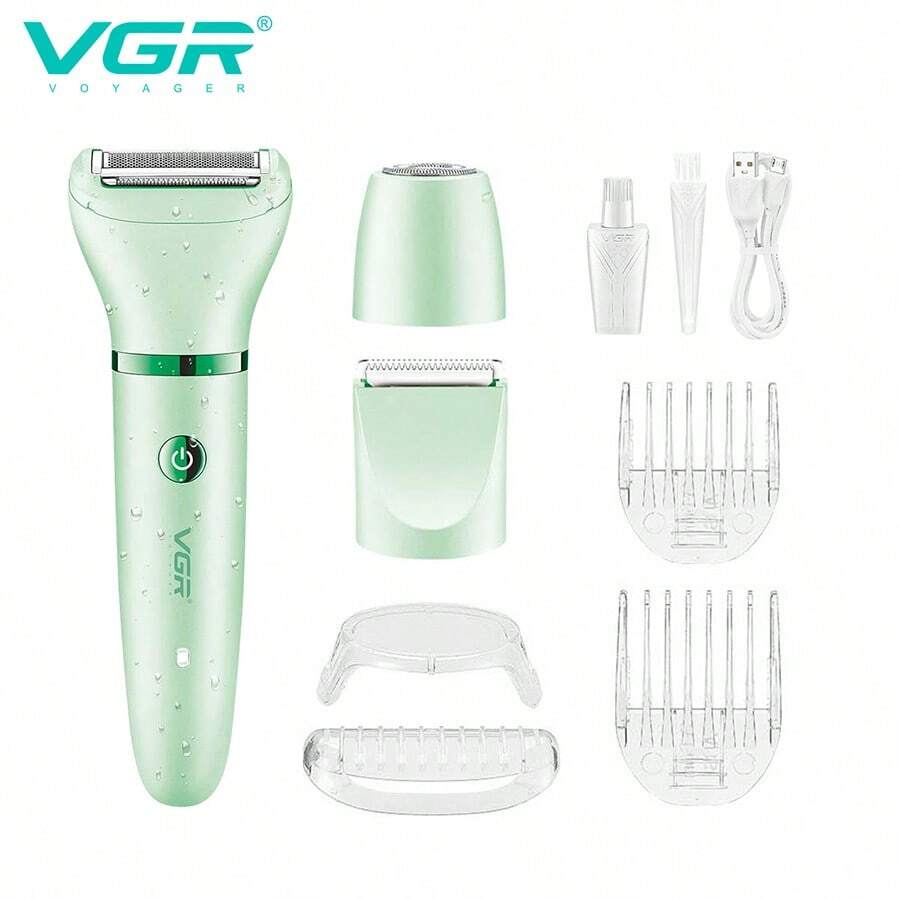 Aparato depilador 3 en 1 VGR V-735 con máquina de afeitar, removedor de callos y depiladora ...