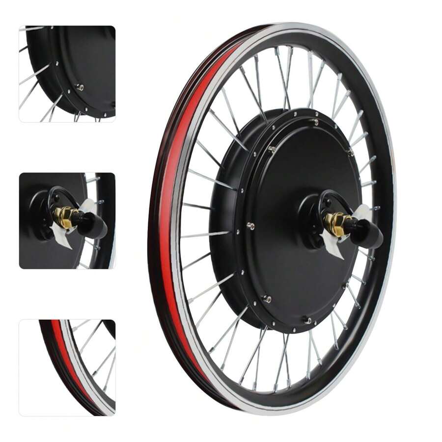 NEW E-Bike Conversion Kit Electric Bike Motor Front Wheel Kit 48V 1000W ...