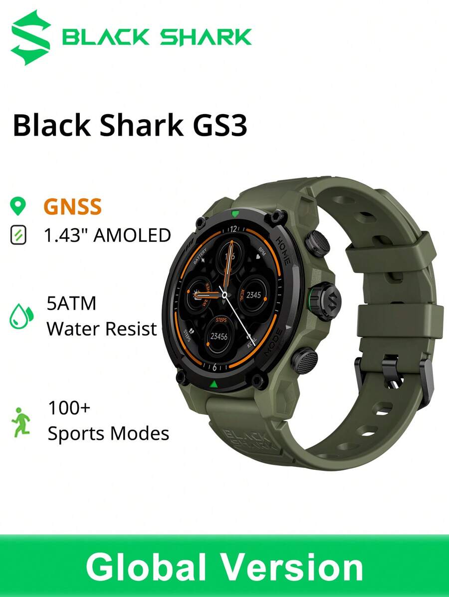 Black Shark Black Shark GS3 Global Version Smart Watch Independent GNSS ...