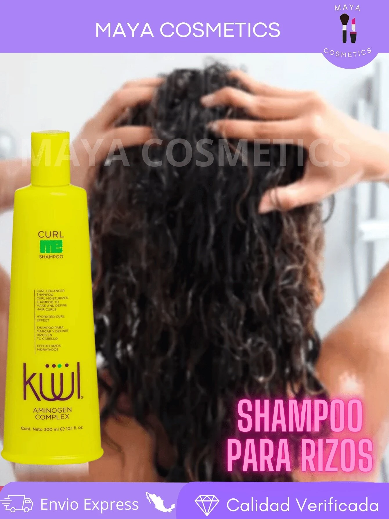 Curl me Tratamiento para Rizos Gel , Shampoo para Rizos Curle me Kuul ...