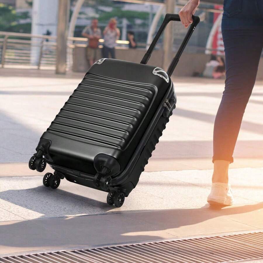 Hardside Carry On Luggage 20" Suitcase Spinner Wheels TSA Lock Airline ...