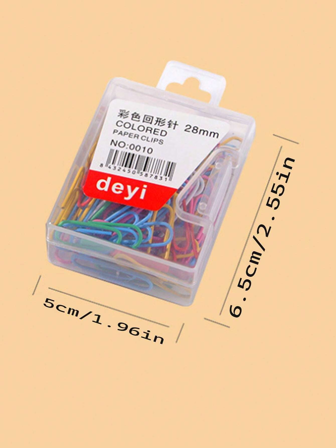 1 Box 85pcs Color 28mm Paper Clips, Creative Ins Style Paper Clips ...