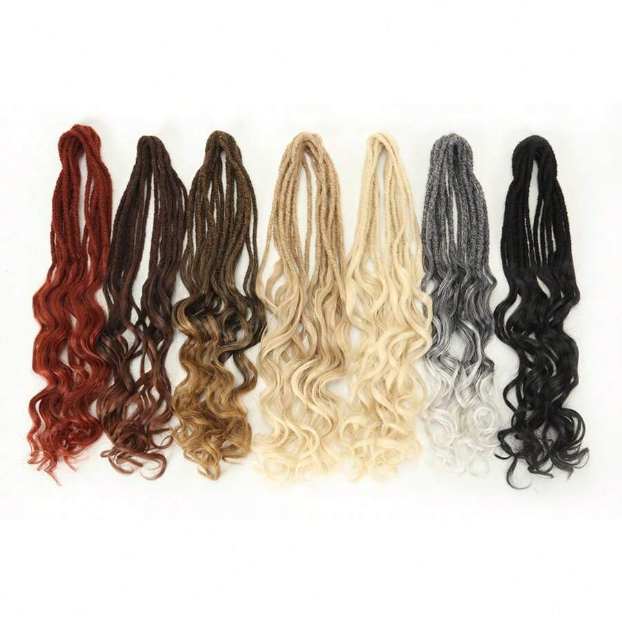 Synthetic Double Ended Dreadlock With Loose Wave Extensions 24 Inch ...