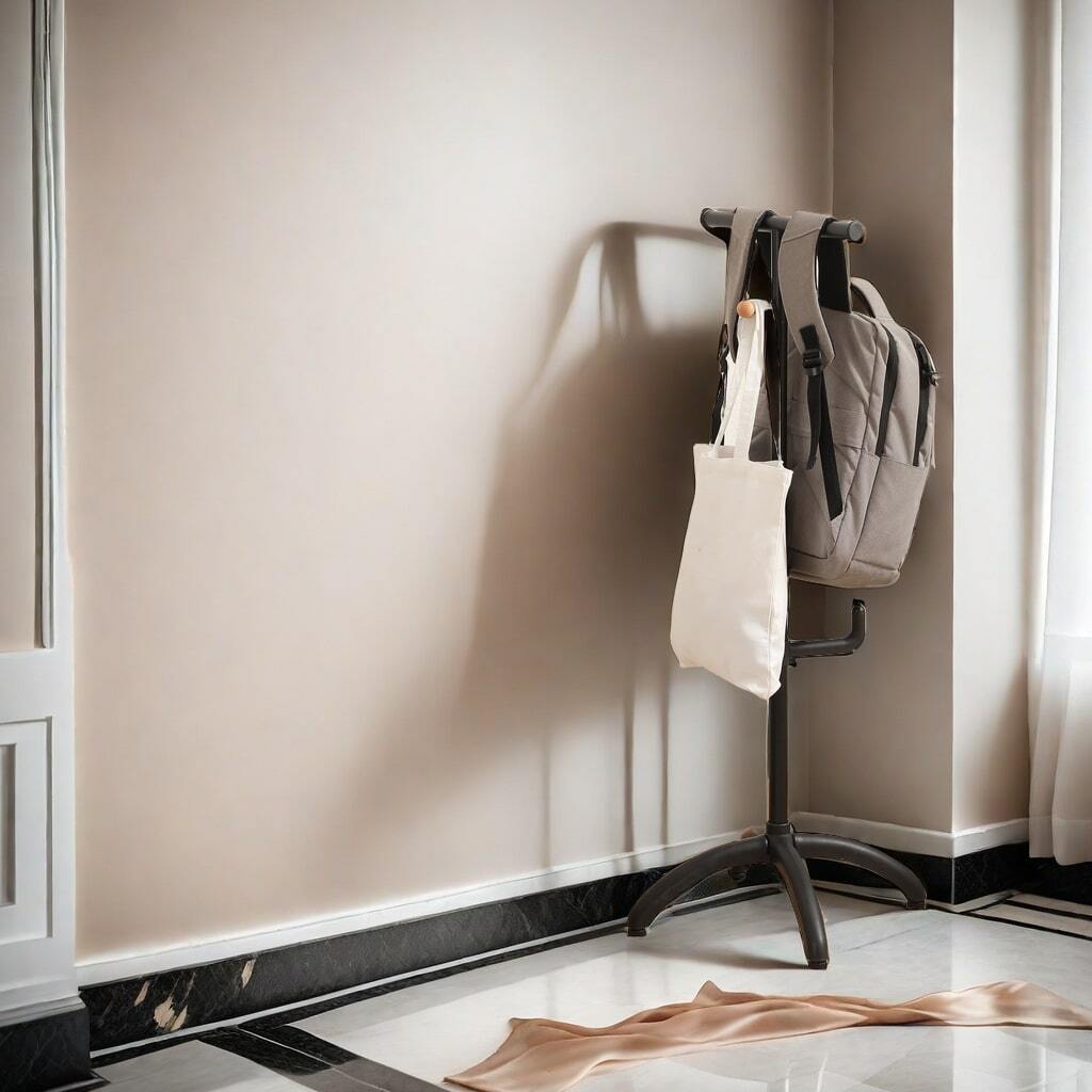 Modern Style High-Load Backpack Rack - Corner Space 3D Organization ...