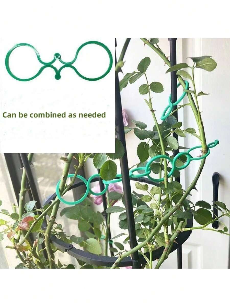 10pcs Multi-Function Garden S-Shaped Hooks, Vine Fixing Clips For ...