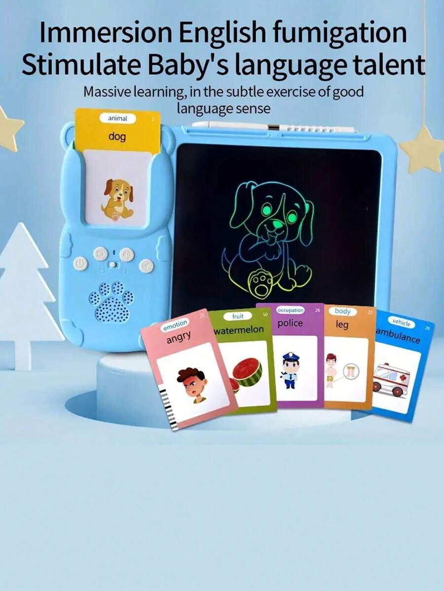 3-6 Years Old Kids Interactive Learning Toy Set, With Writing Board ...