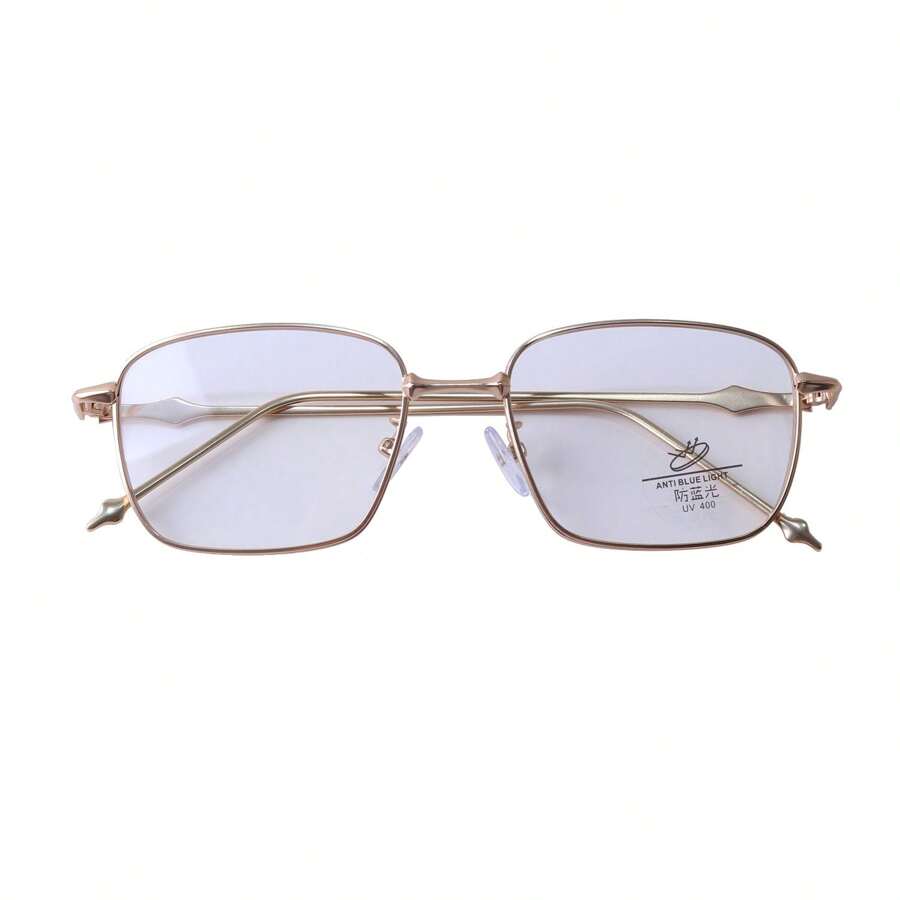 Gold-Rimmed Square Eyeglasses Frame, Inspired By Suzu Hirose ...