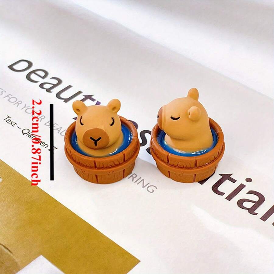 5/10/20Pcs Capybara Figurines Mini Capybara Tiny Resin Capybara ...