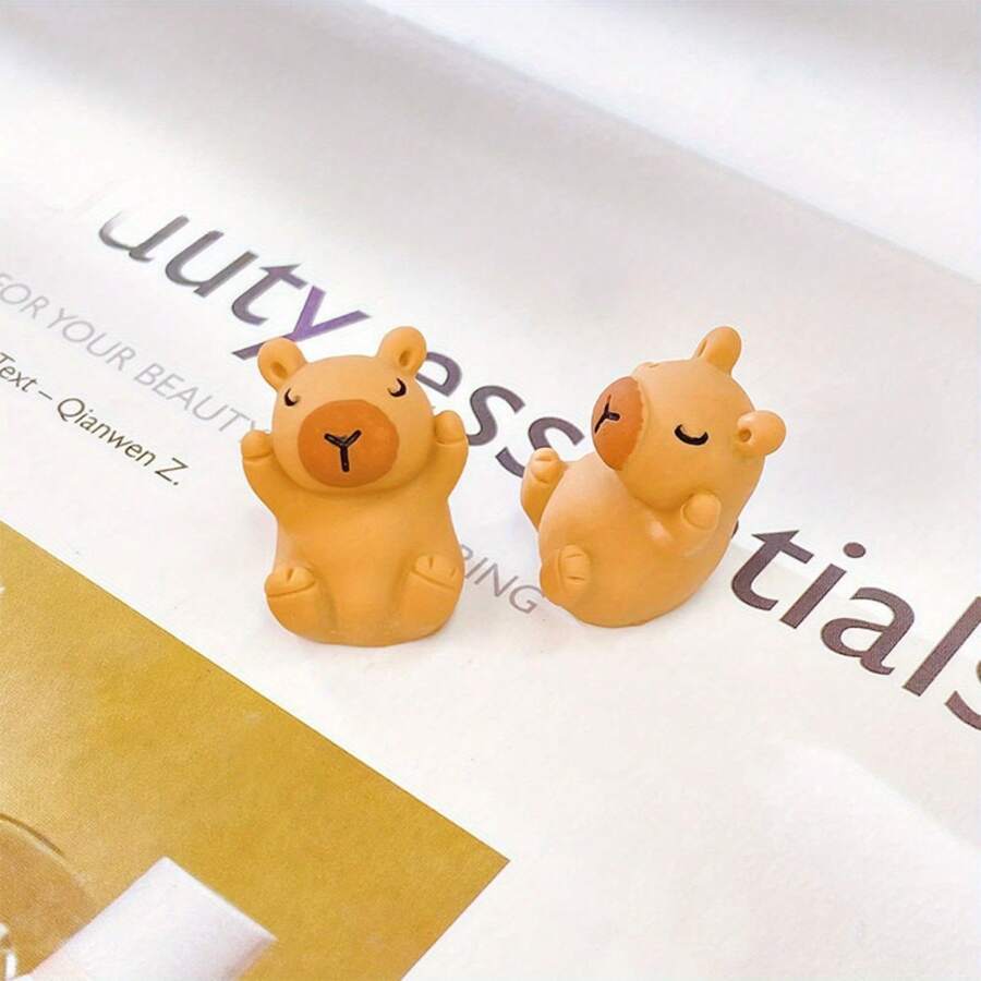 5/10/20Pcs Capybara Figurines Mini Capybara Tiny Resin Capybara ...