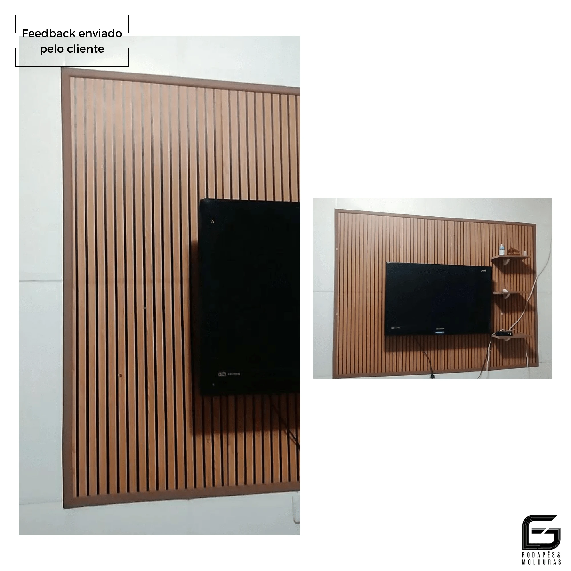 Boiserie Frame Skirting Board Slatted Panel Eva Self-Adhesive Saturn 2 ...