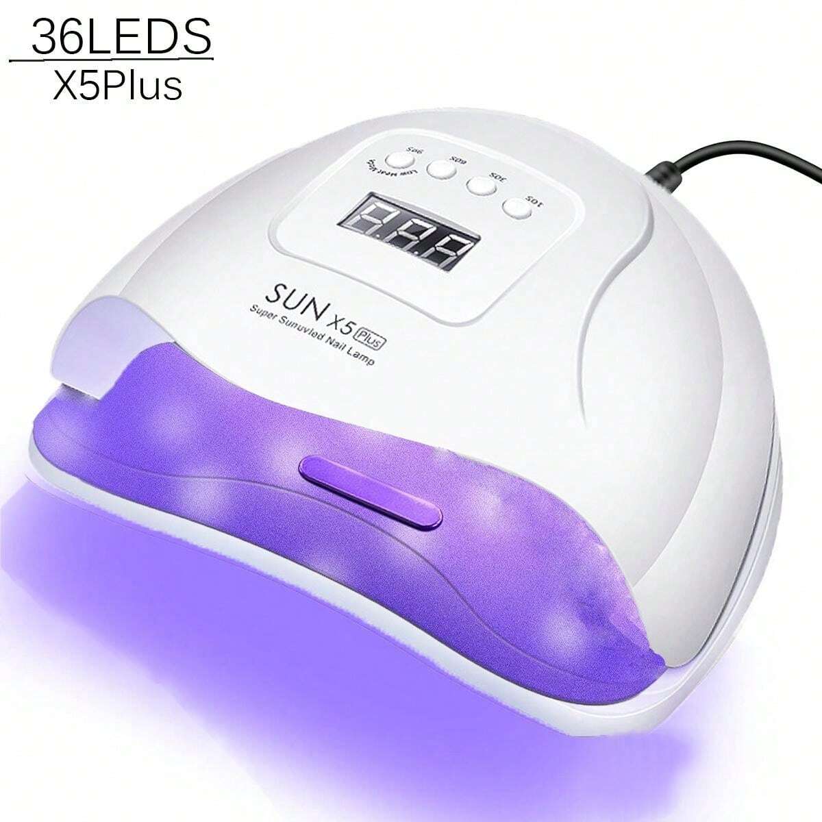 36 LEDS UV Light Drier Nail Gel Polished Portable Ultraviolet LED Nail ...
