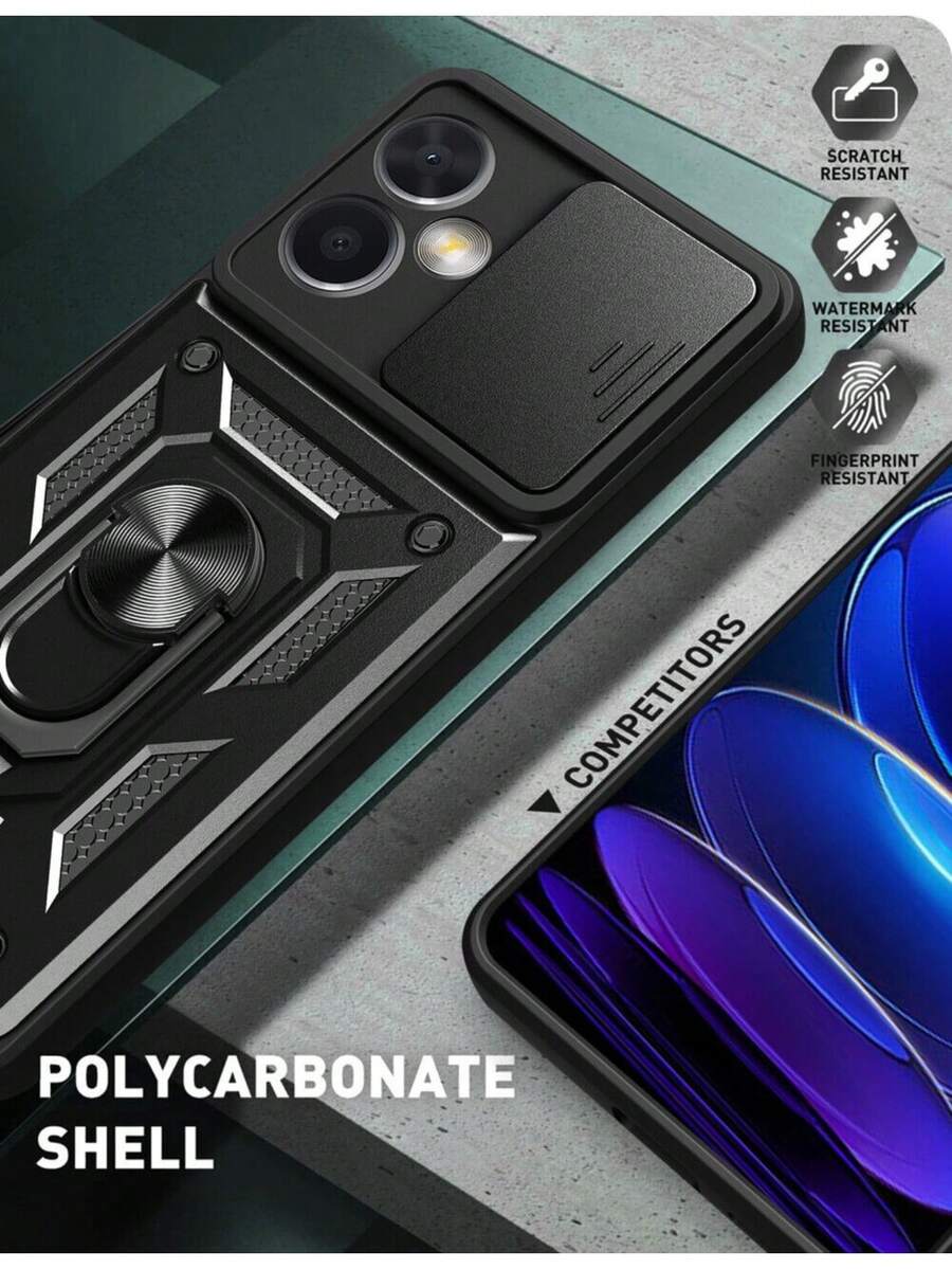 Funda Poco F6 Protector Cámara Case Uso Rudo Anillo | Moda de Mujer ...