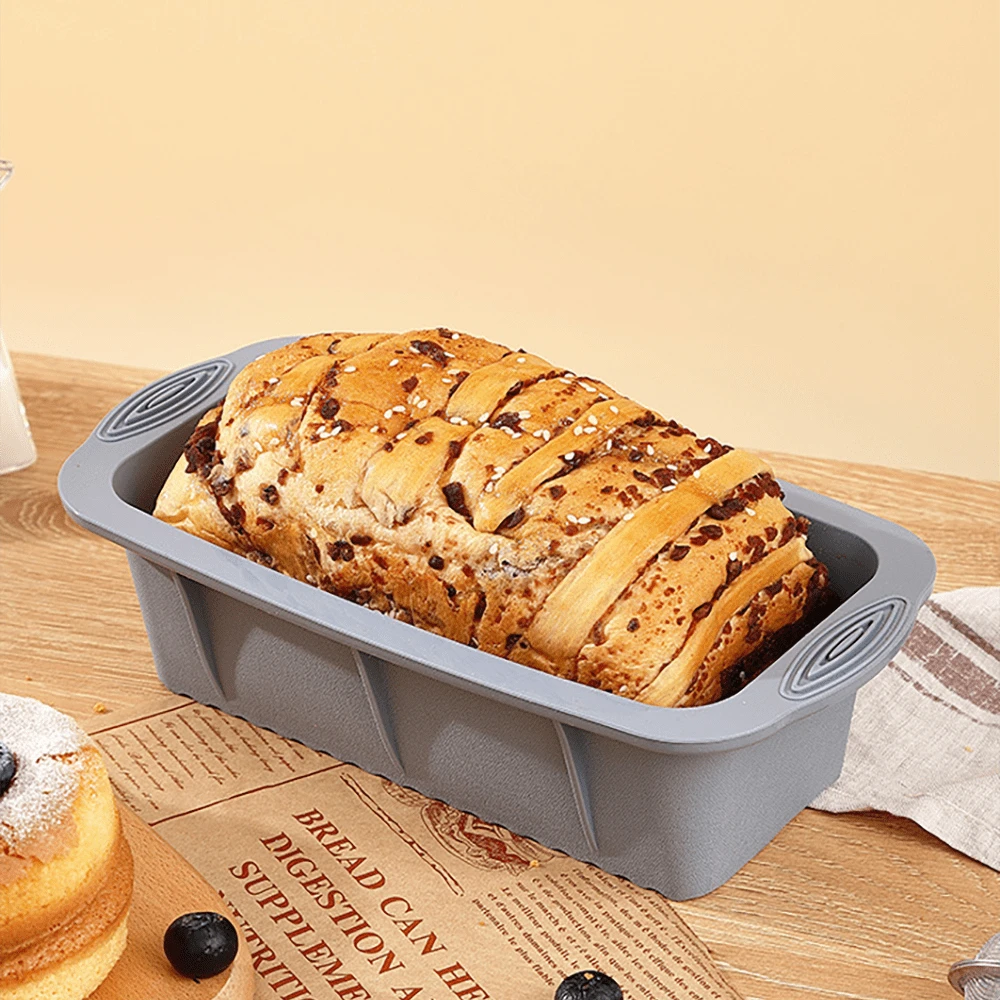 Silicone Cake Bread Mold Oven Safe Non Stick No Odor Bread Loaf Pan silicone-cake-bread-mold-oven-safe-non-stick-no-odor-bread-loaf-pan