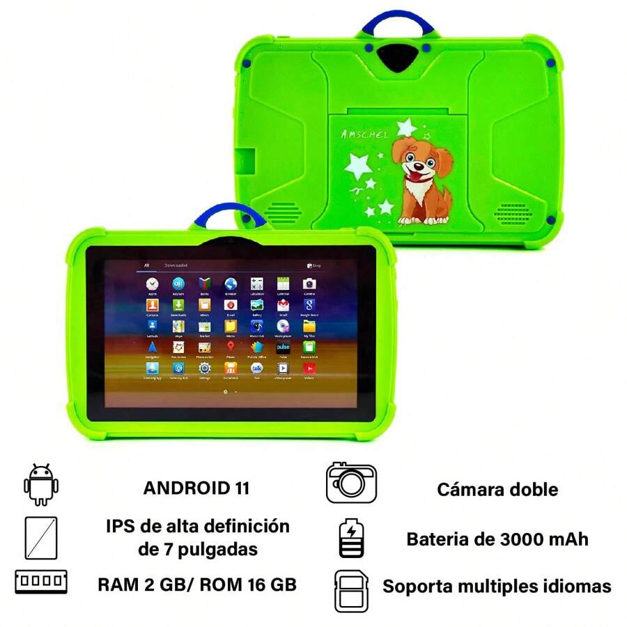 Tableta para niños Amschel K88 16gb Y 2gb De Memoria Ram Wifi | Moda de ...