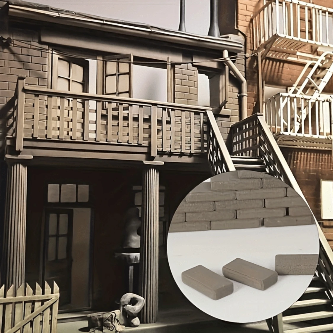 Mini Building Bricks For DIY, Miniature Architectural Scenes Micro ...