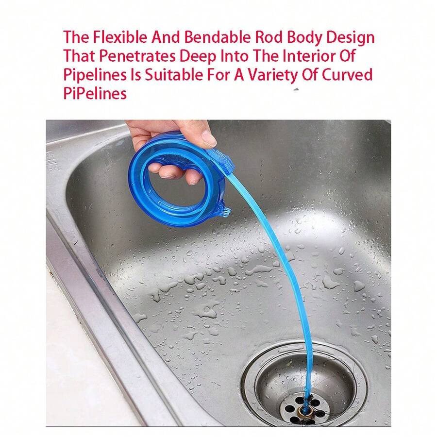 Adjustable Pipe Unclogging Hook, Sewer Toilet Unclogger, Sink Clogging ...