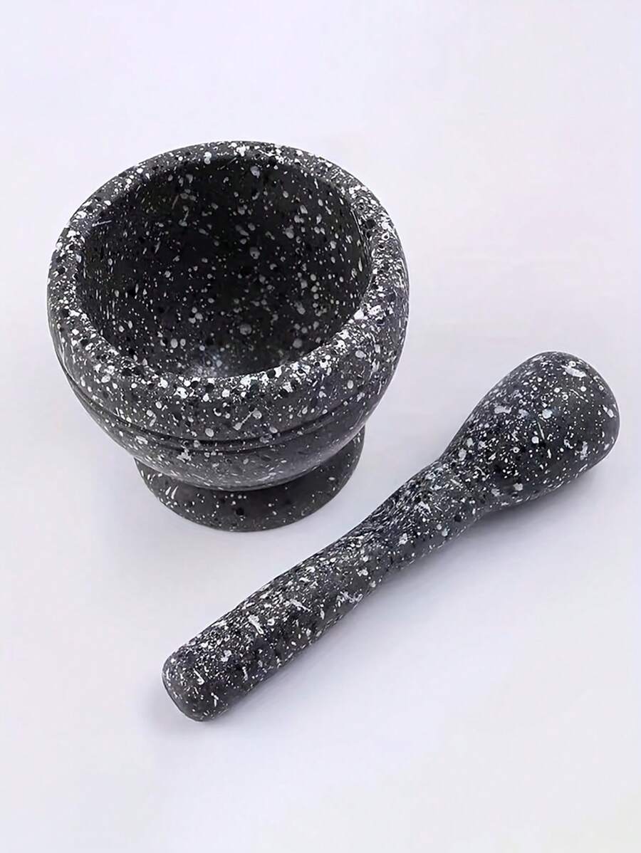 1 Set, Deluxe Garlic Mortar And Pestle Set - Effortlessly Crush Garlic ...