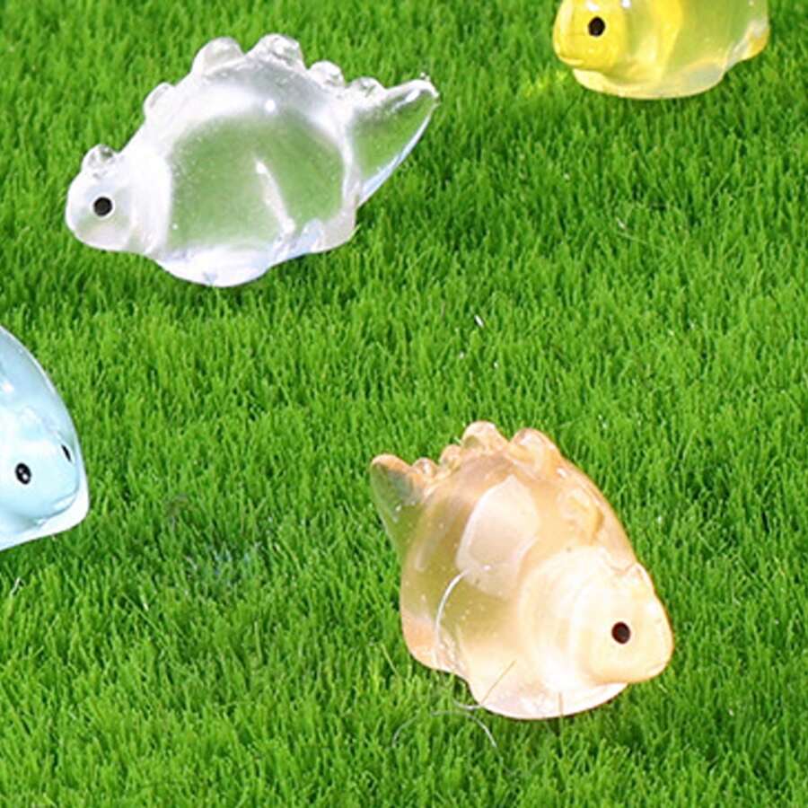 6/12/24/40pcs Luminous Tiny Figures Mini Resin Dinosaur Little Small ...
