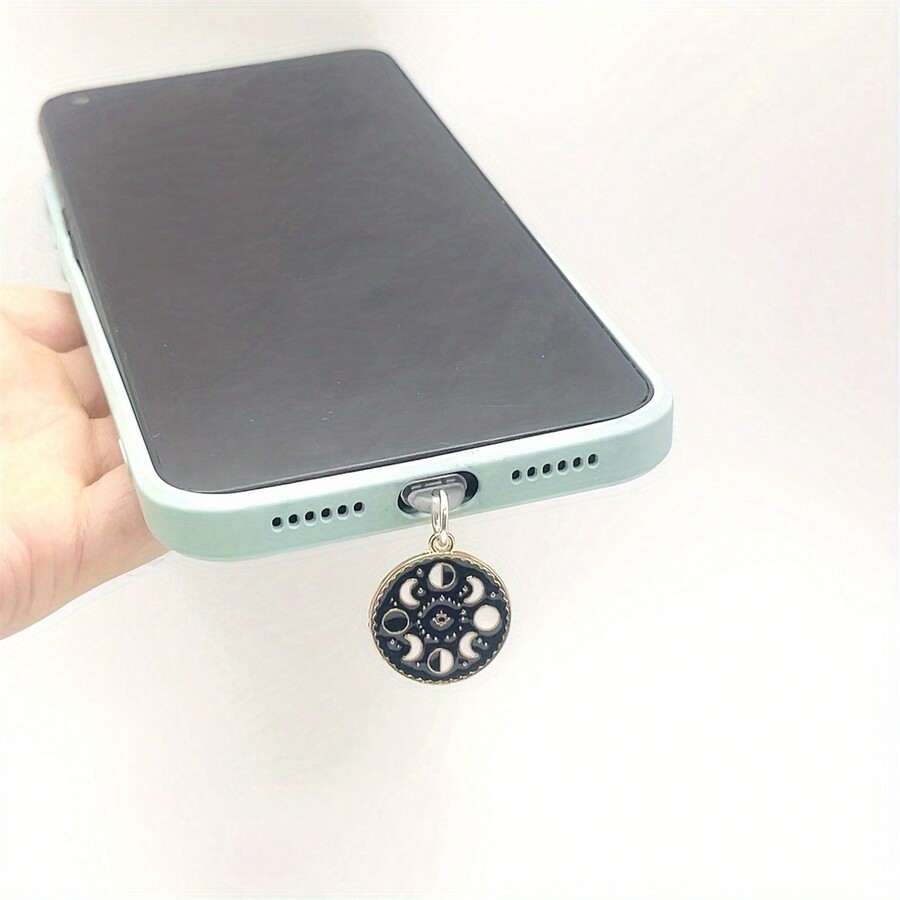 1 Piece Type-C Mobile Phone Dust Plug Ornament Classic Yin And Yang ...