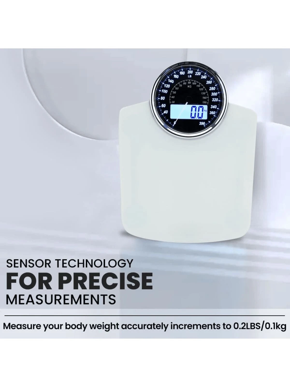 Highly Advance 2-In-1 Digital & Analog Weighing Scale For Body Weight ...