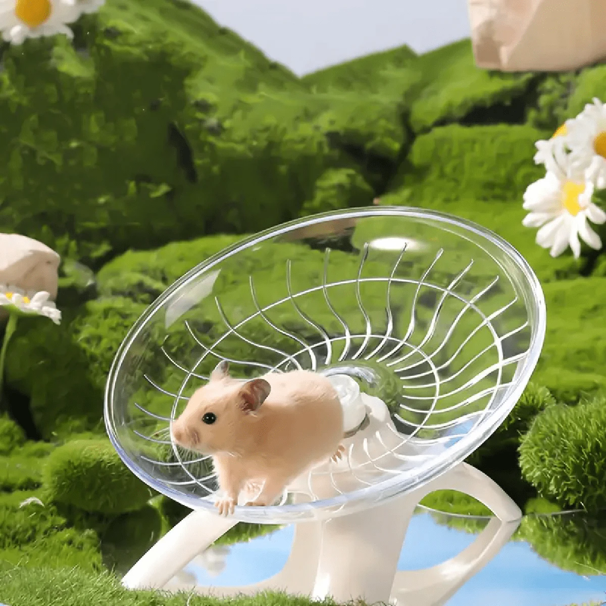 Small Pet Silent Running Exercise Wheel For Hamster, Mice, Hedgehog ...