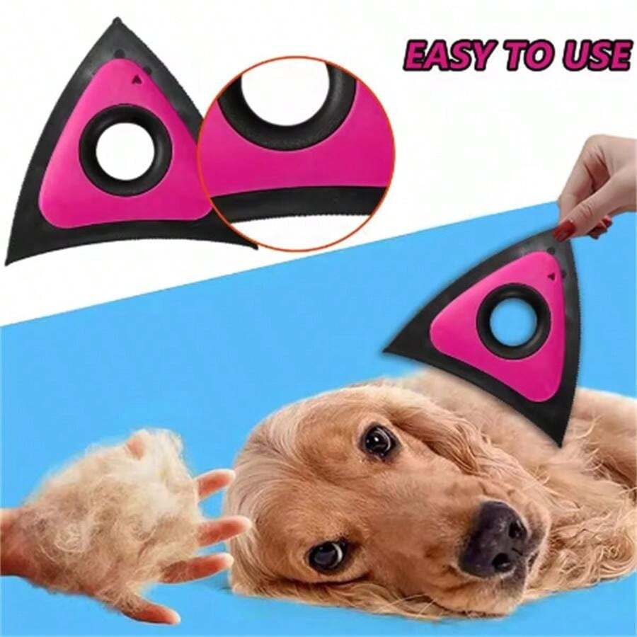 Triangle Electrostatic Dog Hair Cleaner Carpet Scraper Pet Cleaner ...