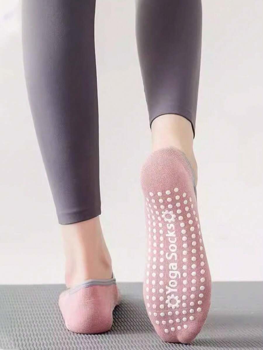 2 Pairs Women Pilates Non-Slip Socks, Pilates Sticky Socks, Grip Yoga ...