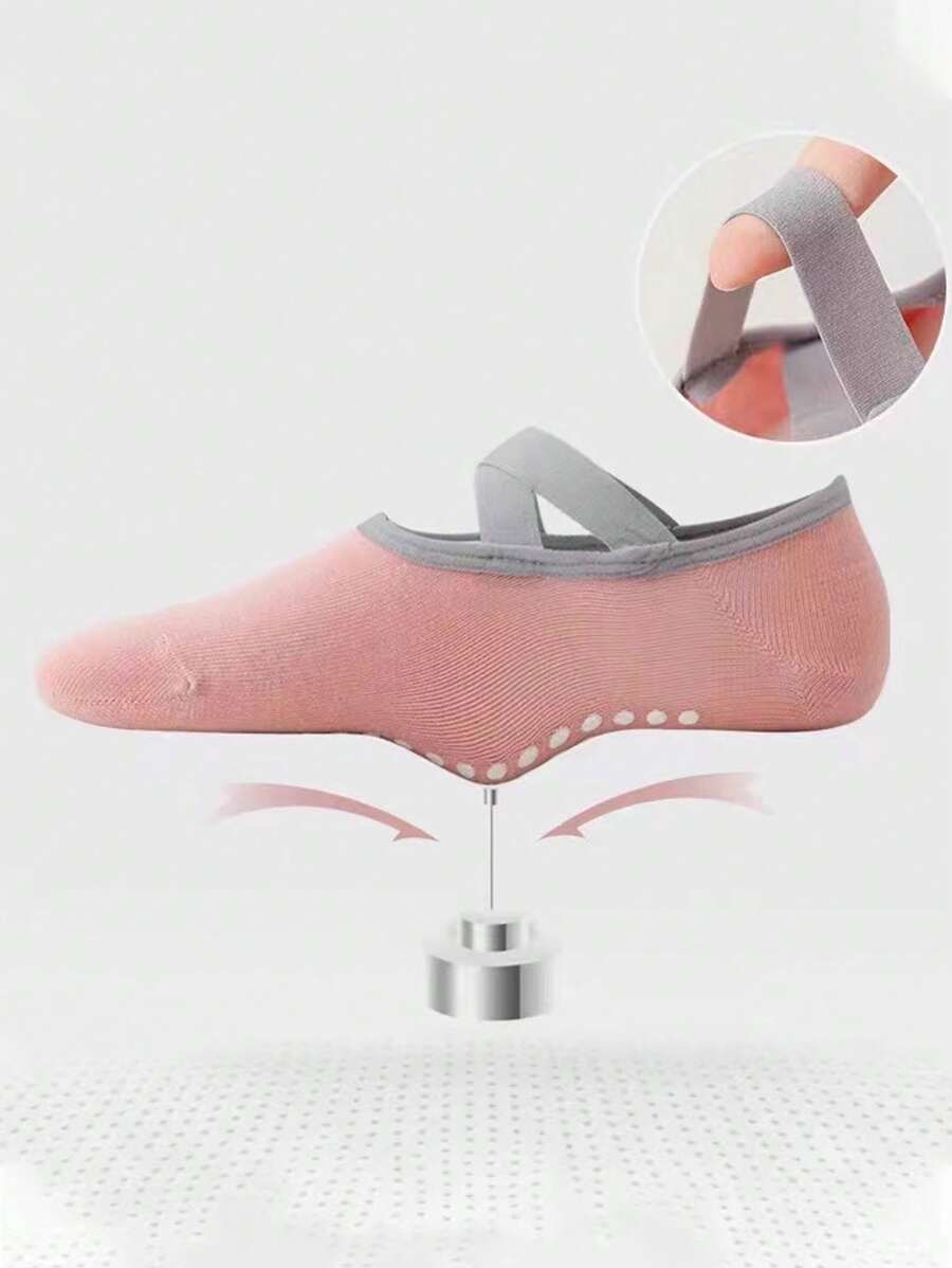 2 Pairs Women Pilates Non-Slip Socks, Pilates Sticky Socks, Grip Yoga ...