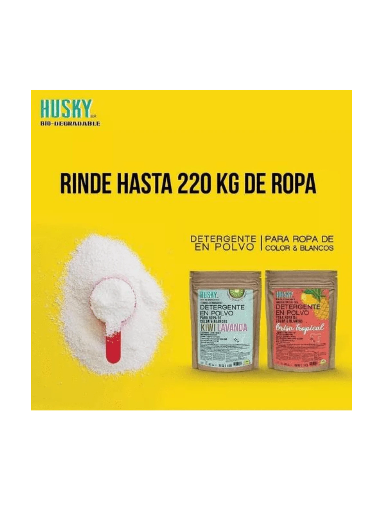 Husky Detergentes Bio 1kg Para Ropa De Color Y Blanca Dif Aromas | Moda ...
