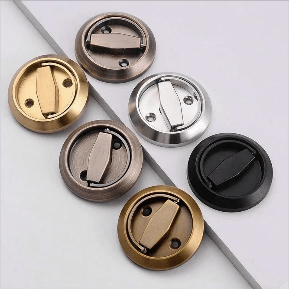 1pc Stainless Steel Handle Lock Access Door Hidden Safety Lock ...