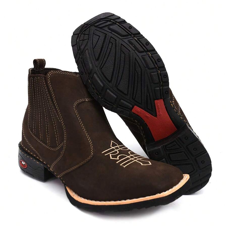 Women's Low-Cut Cowboy Boots In Genuine Leather | Mode de Mujer | SHEIN ...