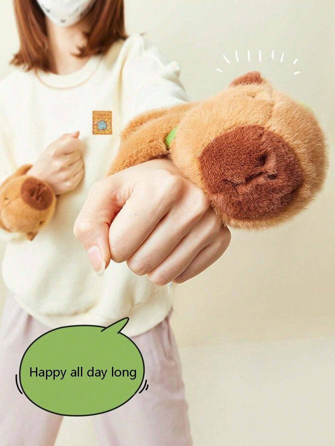 Capybara Bracelet Clapper Rings Cute Water Rat Plush Doll,Capybara ...