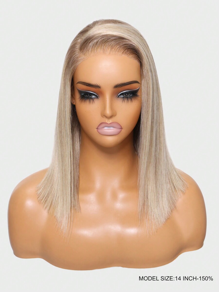 Unice Unice Hair vorgefertigter, vorgebleichter und vorgezupfter 7x5 Bob Perücke, 100% ...