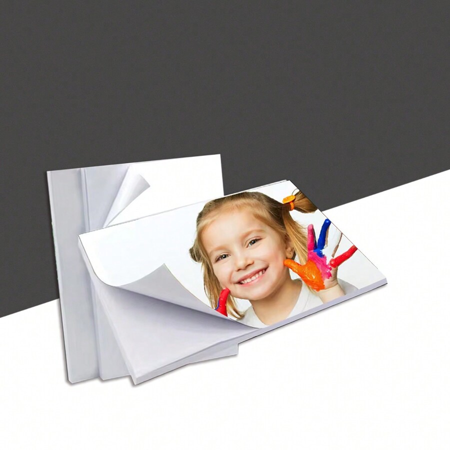 High-Gloss Self-Adhesive Inkjet Printing With Adhesive Backing Stickers ...