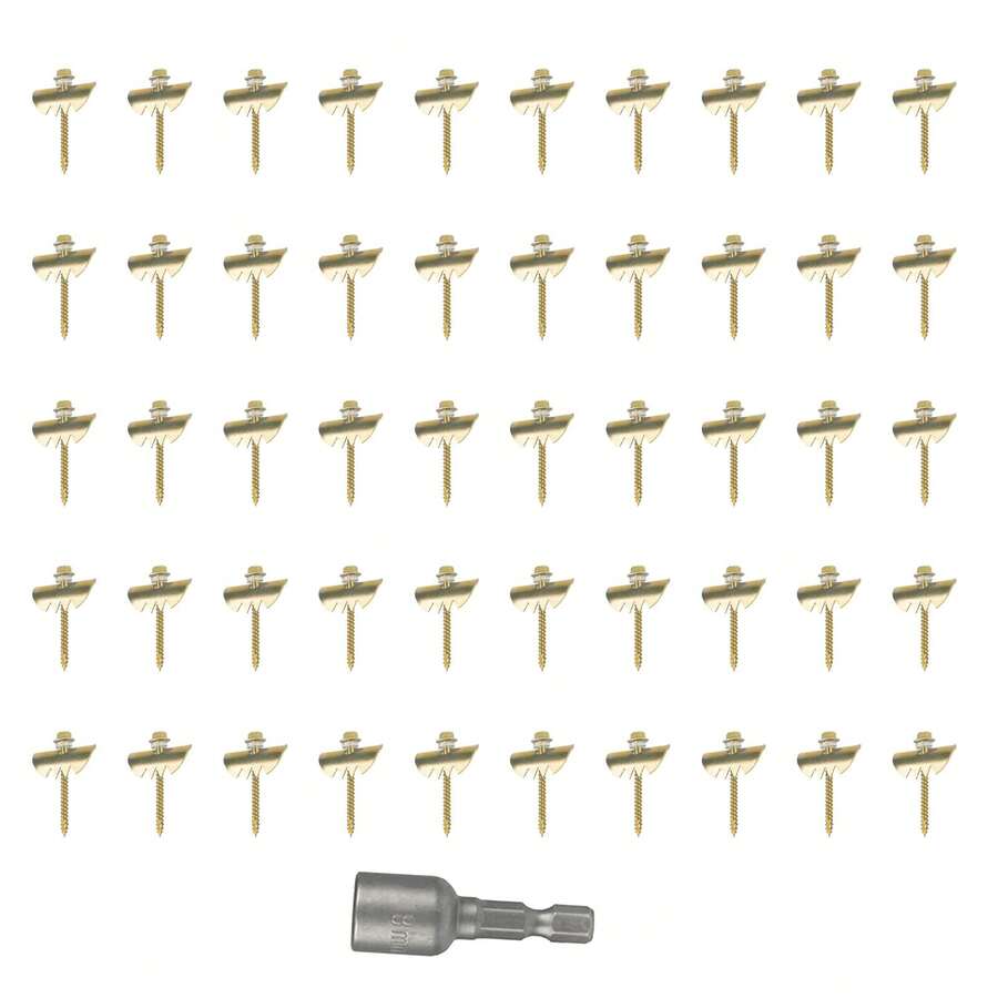 50PCS 2 Inch Fence Fastener Nails Galvanized Stainless Steel Fence ...