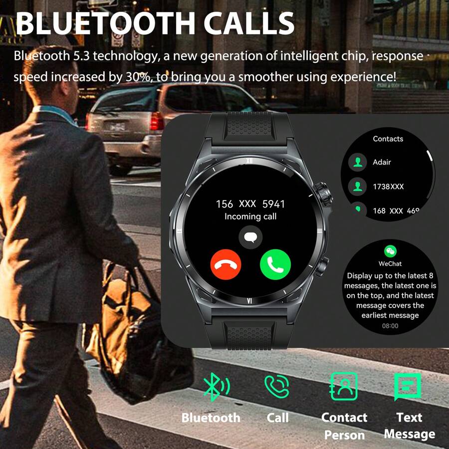 EIGIIS Smartwatch da uomo 2024 HOT con display AMOLED HD da 1,43 ...