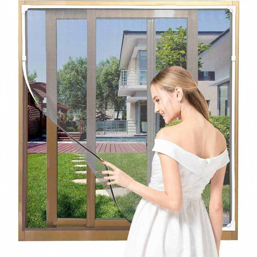 Magnetic Window Fly Screens For Windows To Keep Bugs Out, Up To ...
