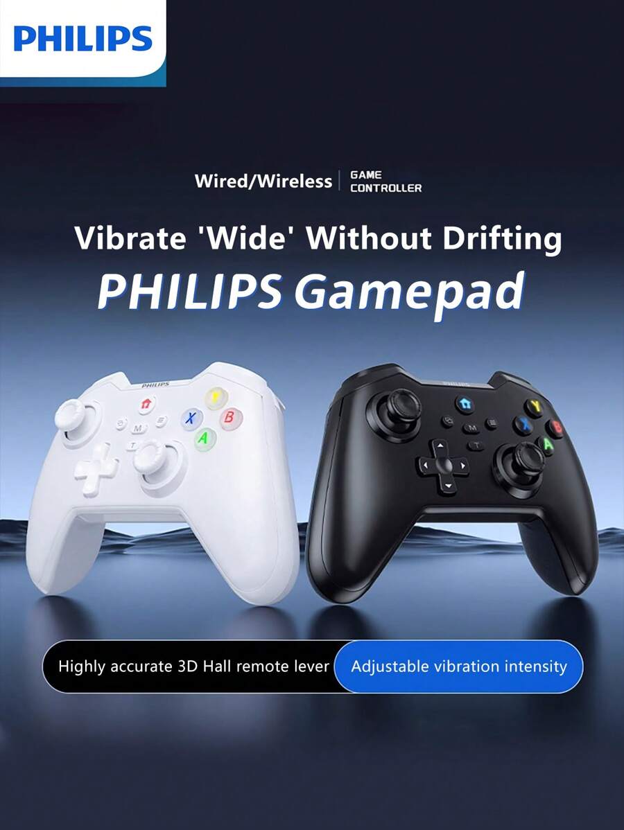 PHILIPS 2.4g Wireless Game Controller For Windows PC, IPhone, Android, Switch & Steam Deck ...