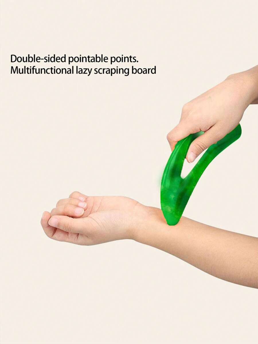 1 Resin Scraping Massage Board, For The Abdomen, Back, Limbs, Meridians ...